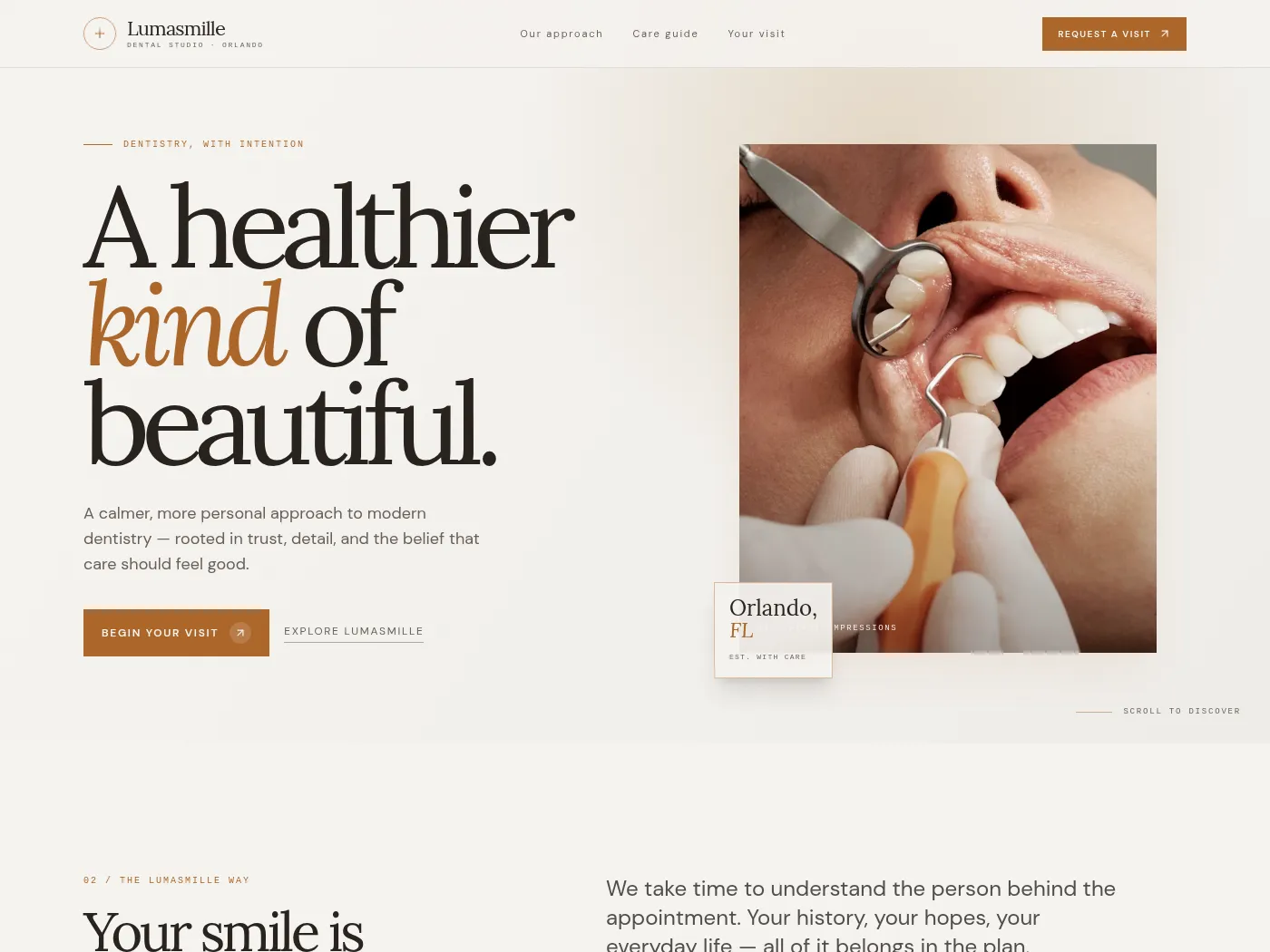 Lumasmille Dental Website