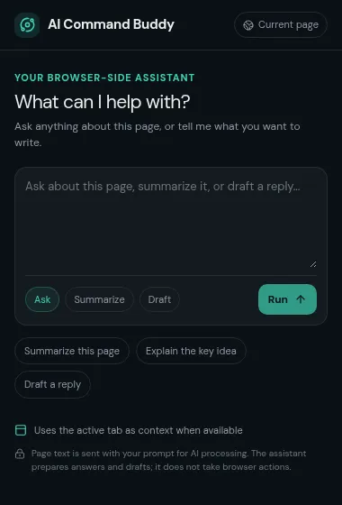 AI Command Buddy
