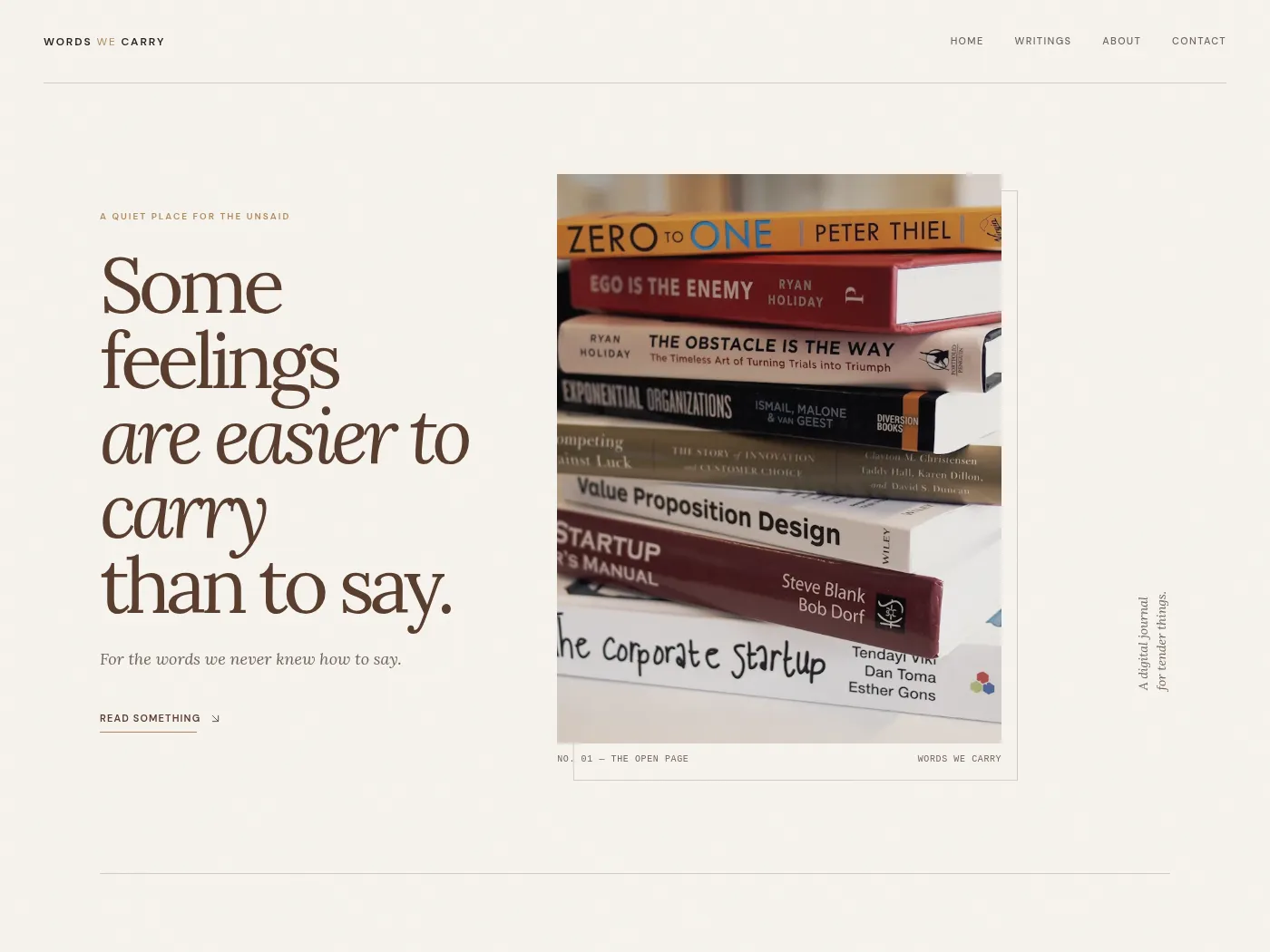 Words We Carry