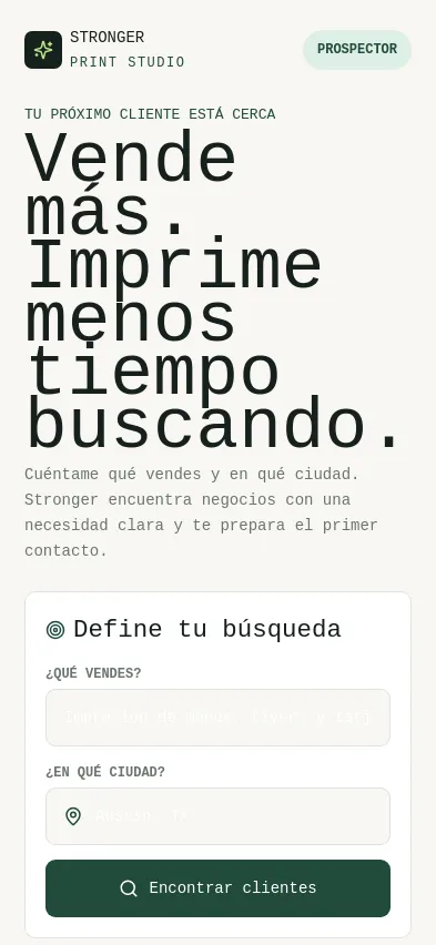 Stronger Print Studio App