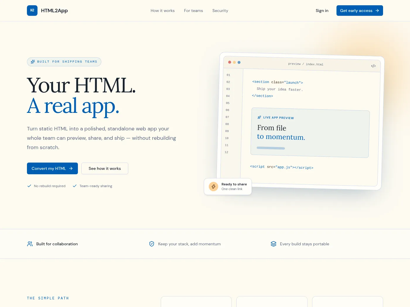 HTML2App Converter