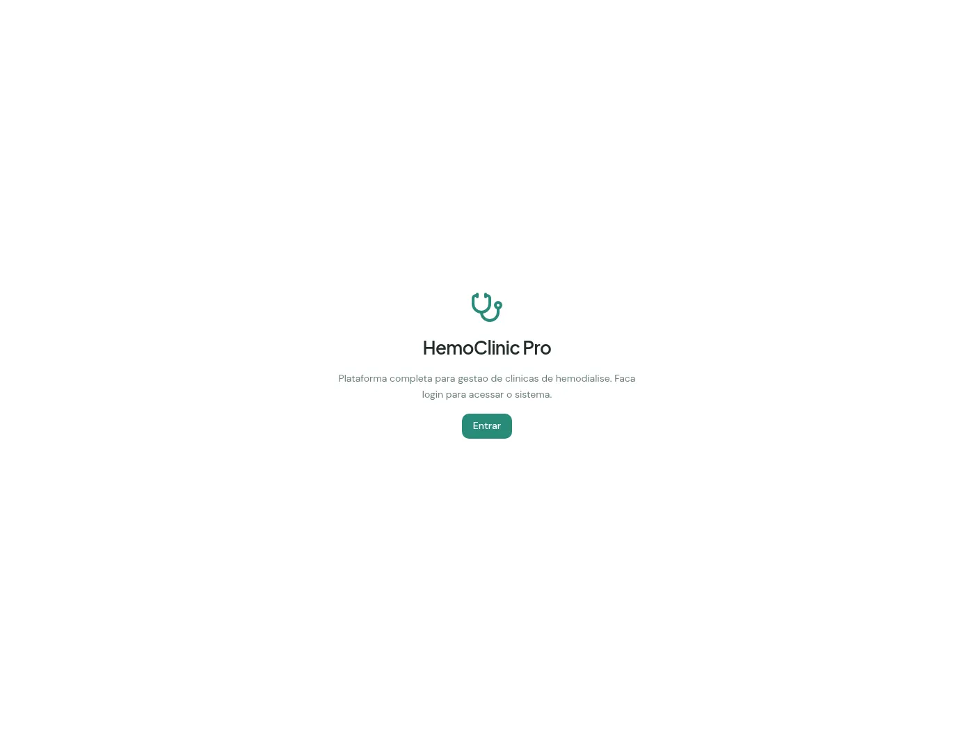 Hemodiálise Pro Clinic Suite