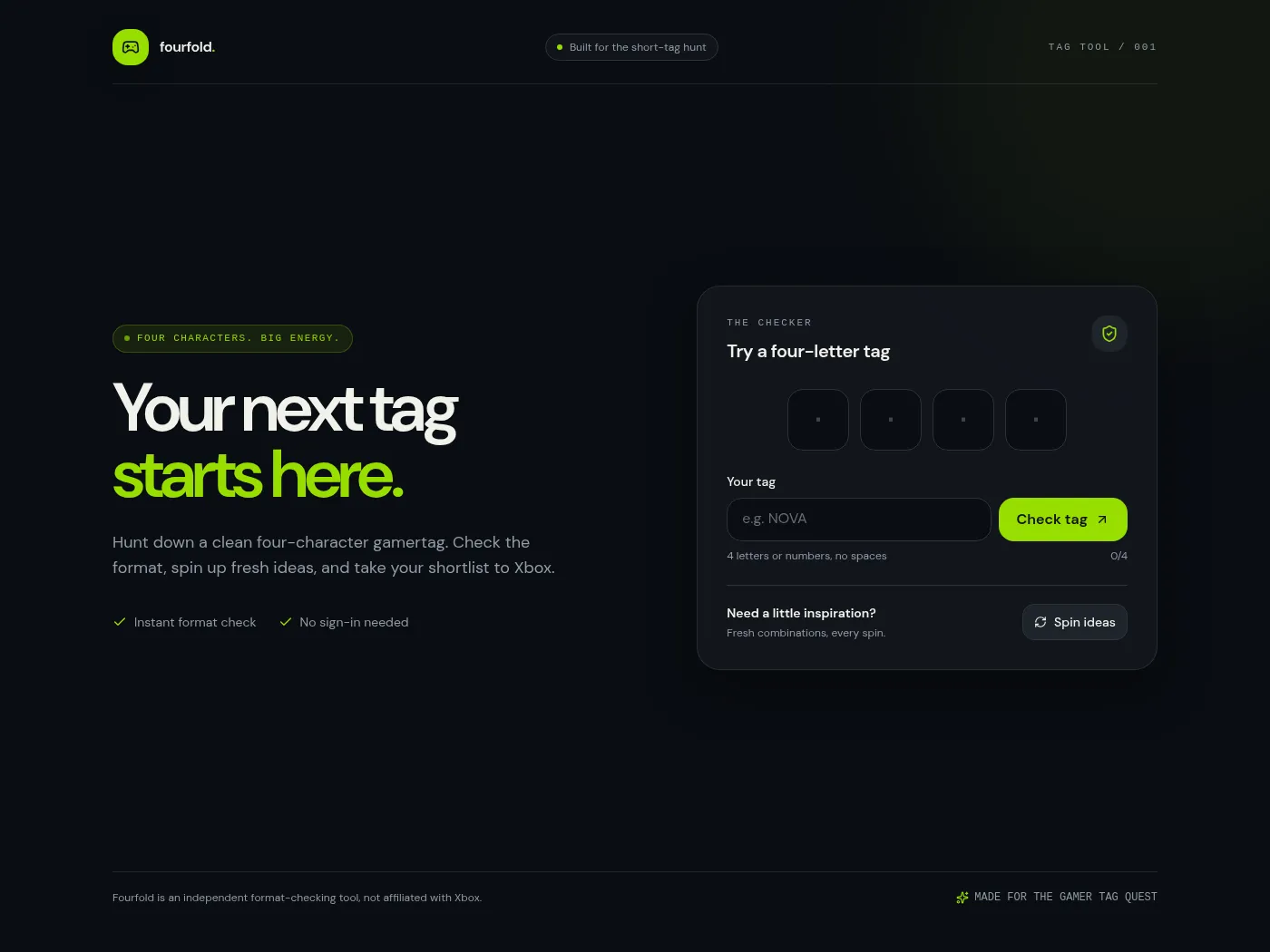 Xbox 4C Tag Checker