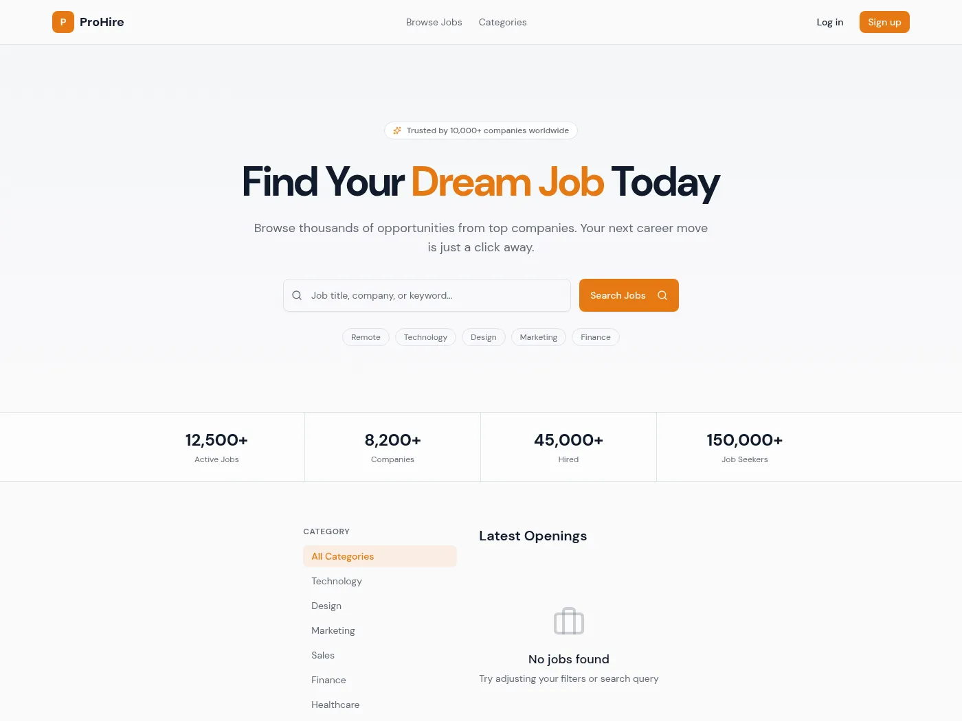 ProHire Recruitment Platform