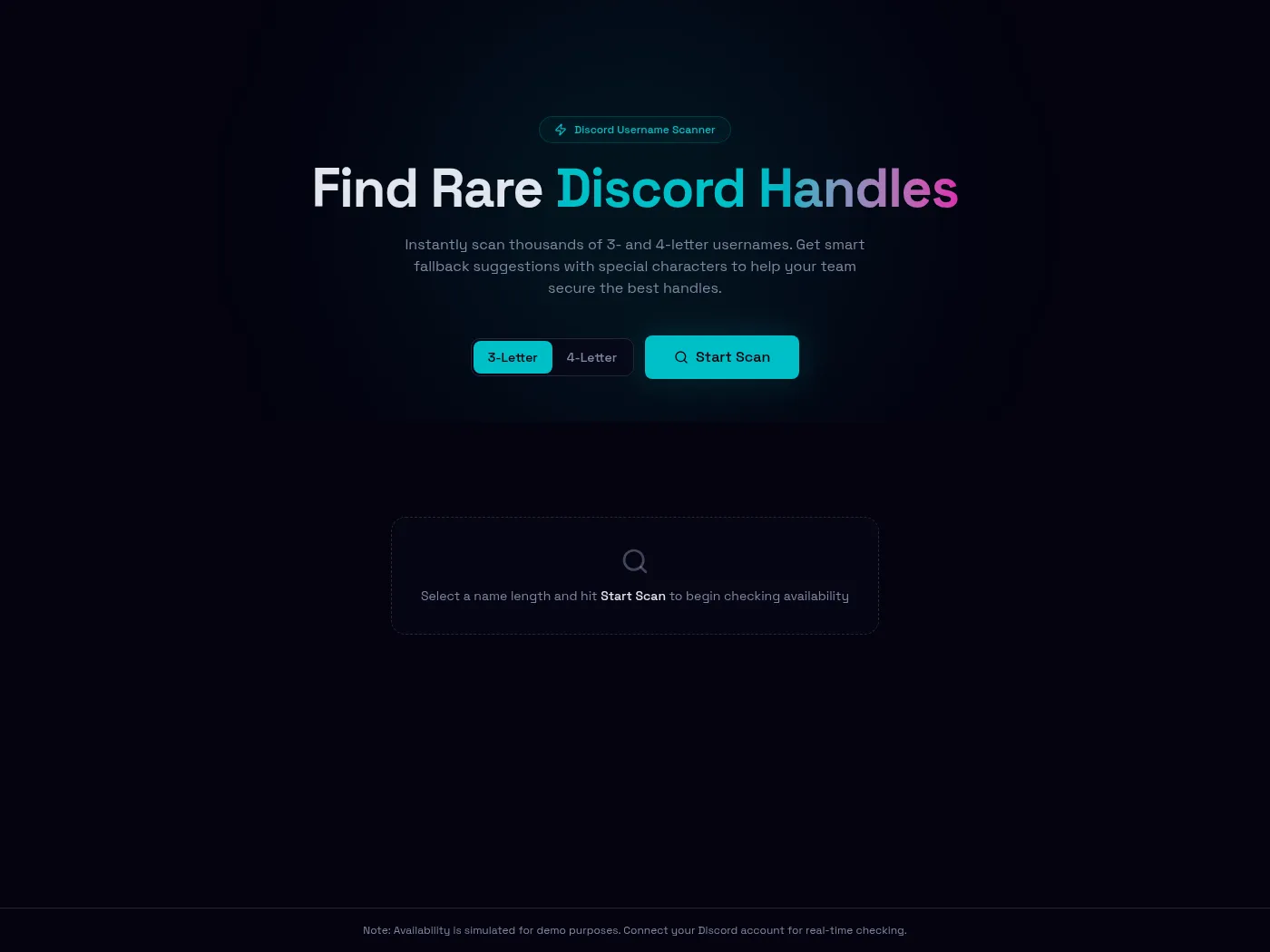 Discord Name Scanner