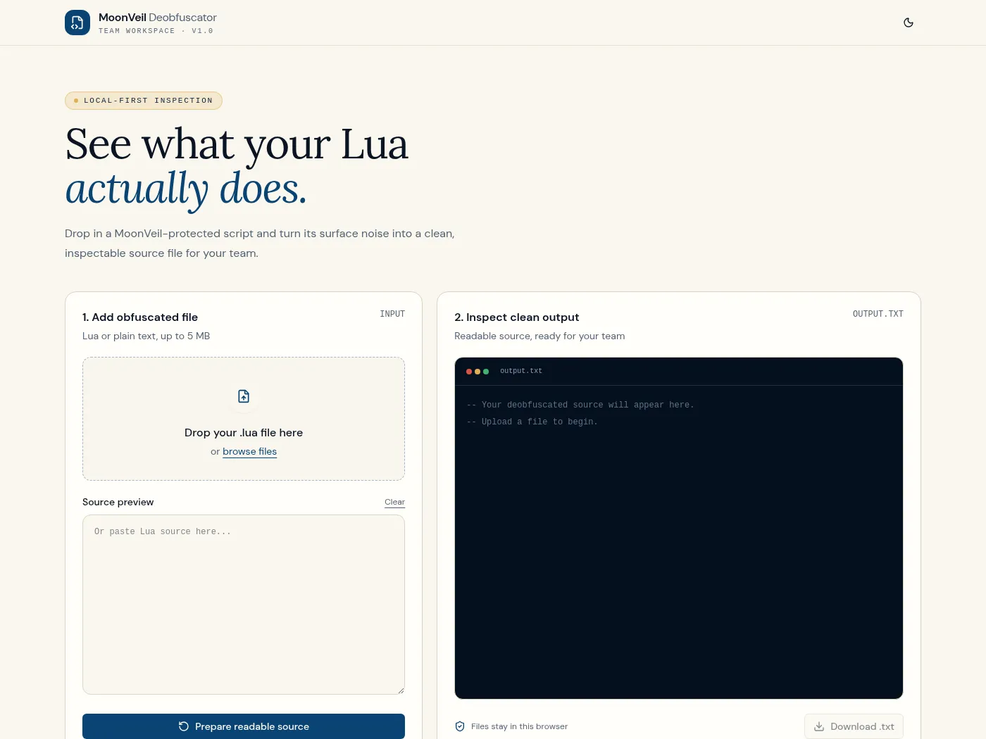 Lua Deobfuscator Pro