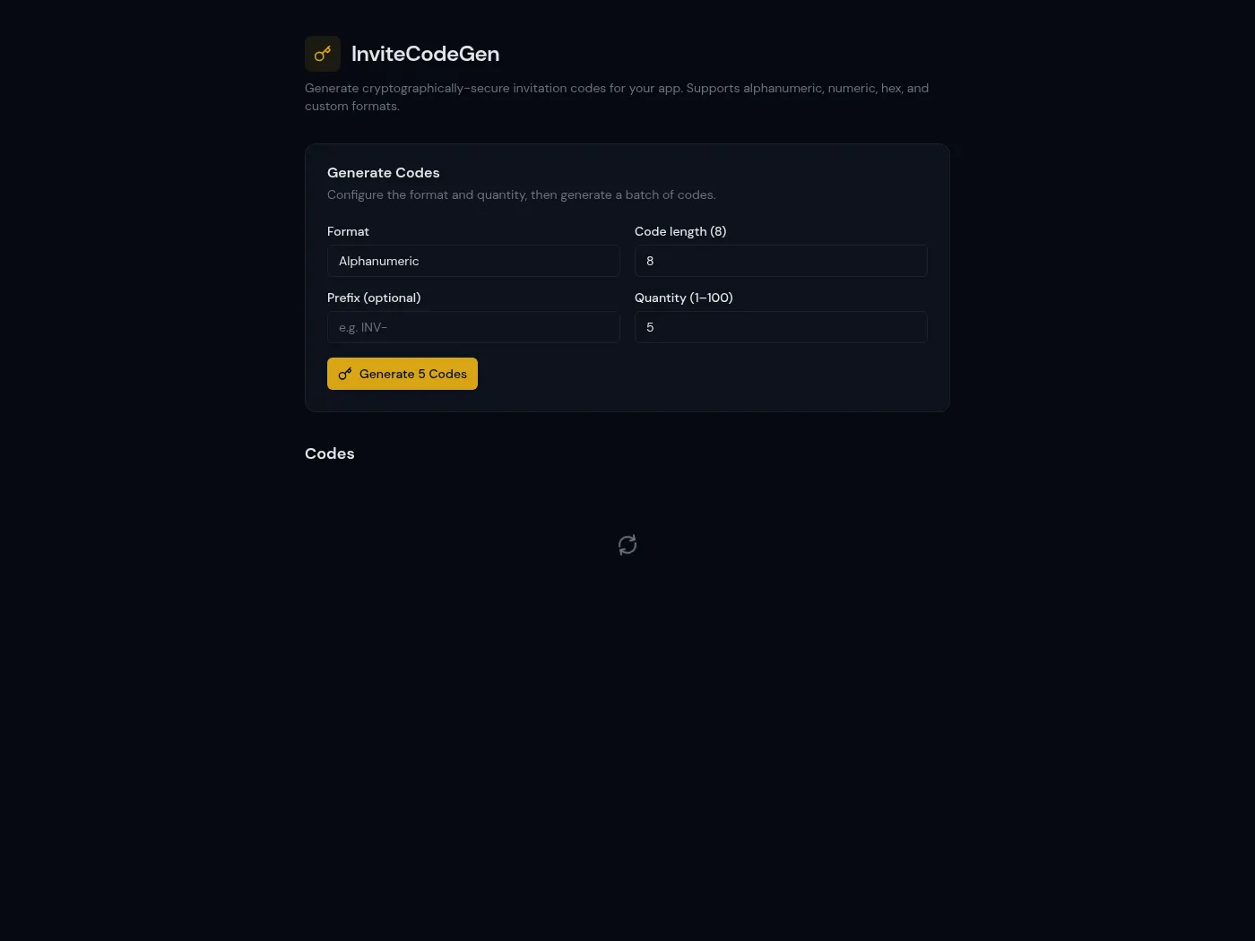 InviteCodeGen