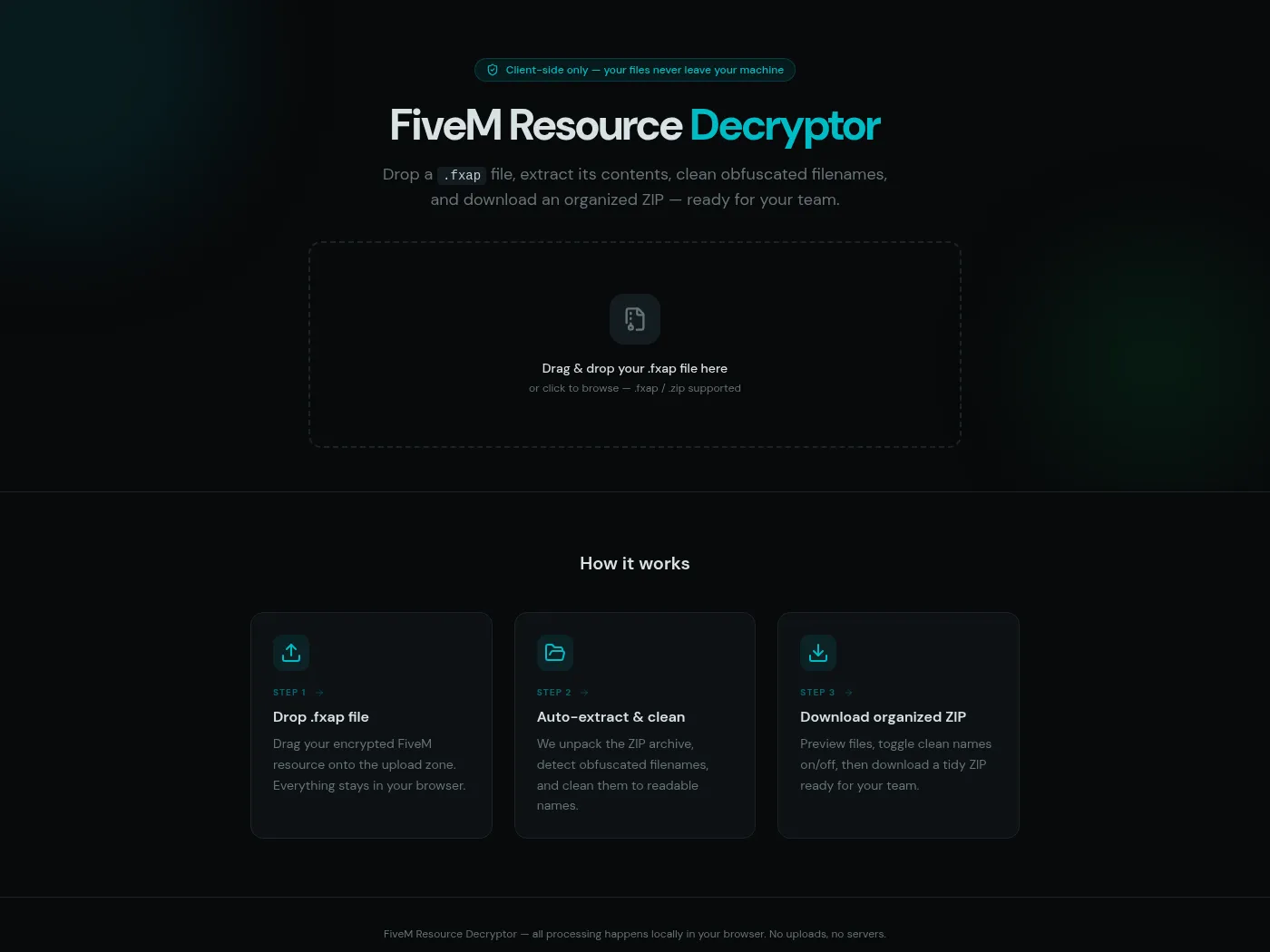 FiveM Resource Decryptor