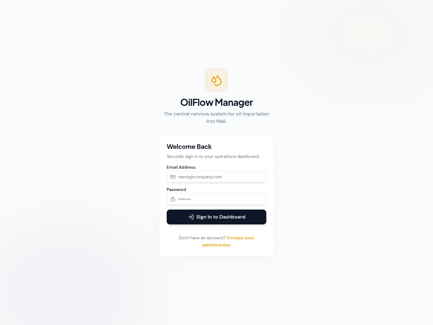 OilFlow Manager