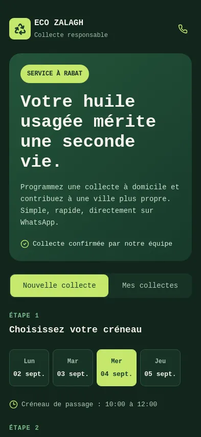 Eco Oil Collect App