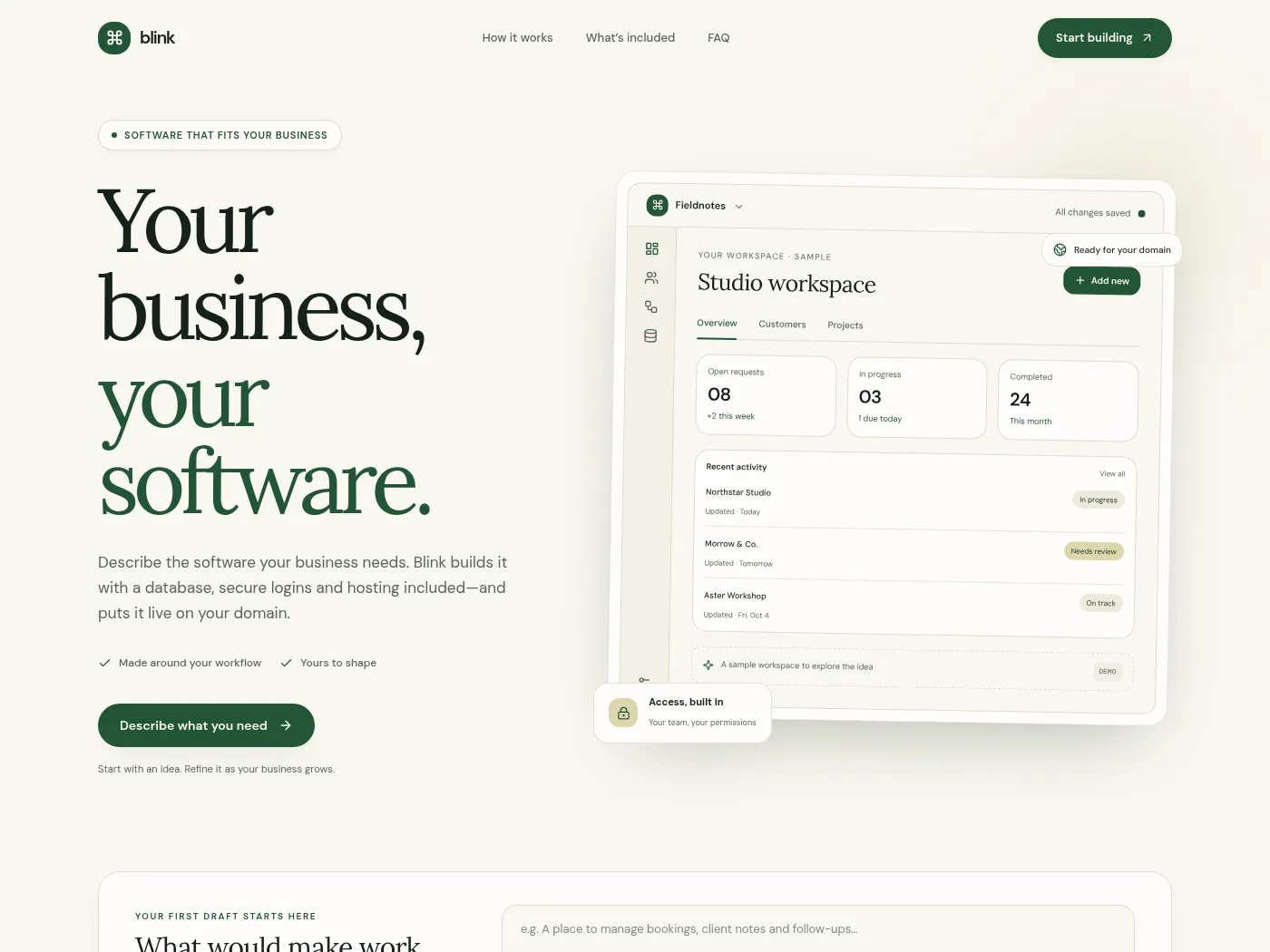 Blink Software Builder