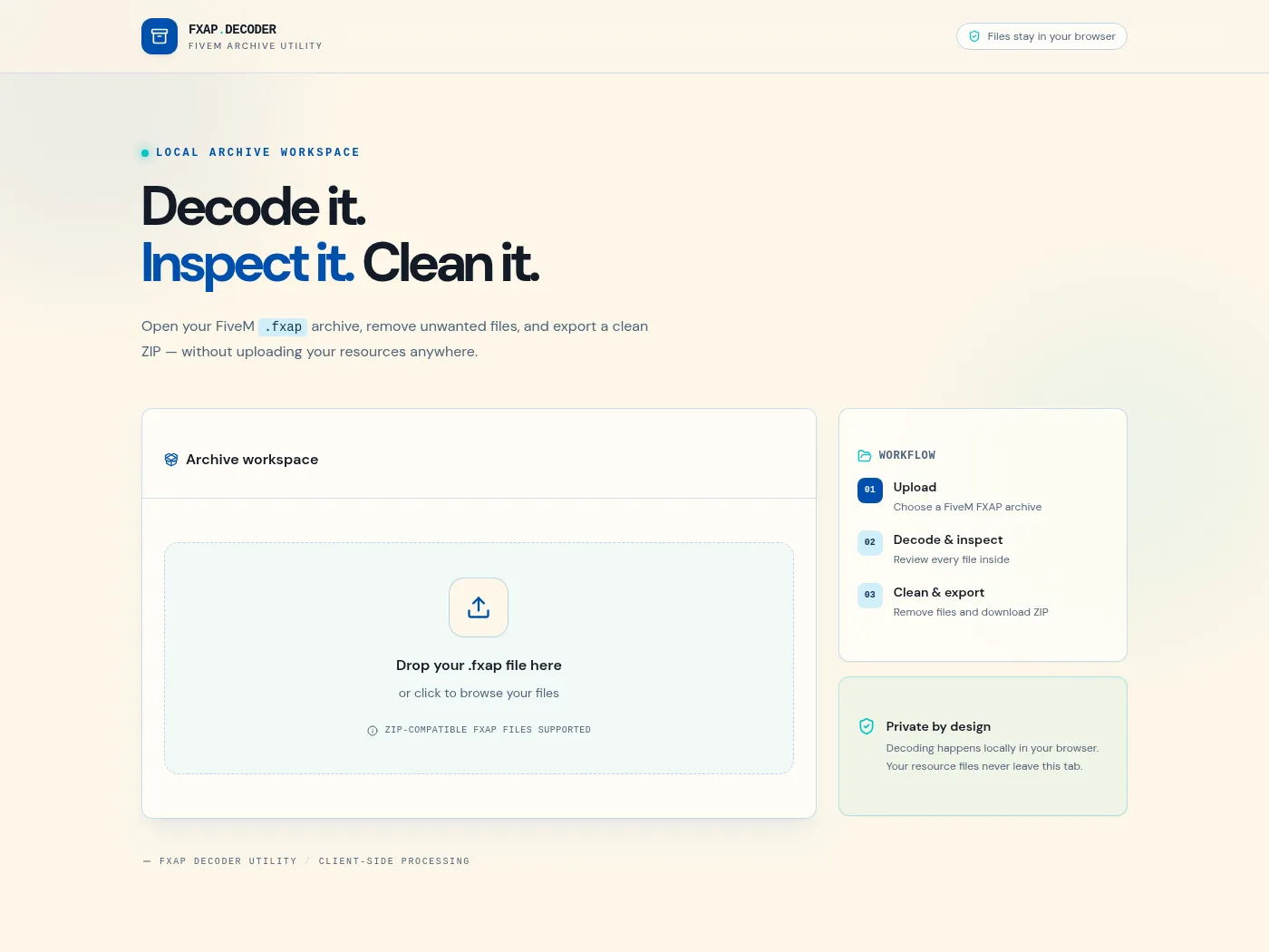 Fxap Decode Tool