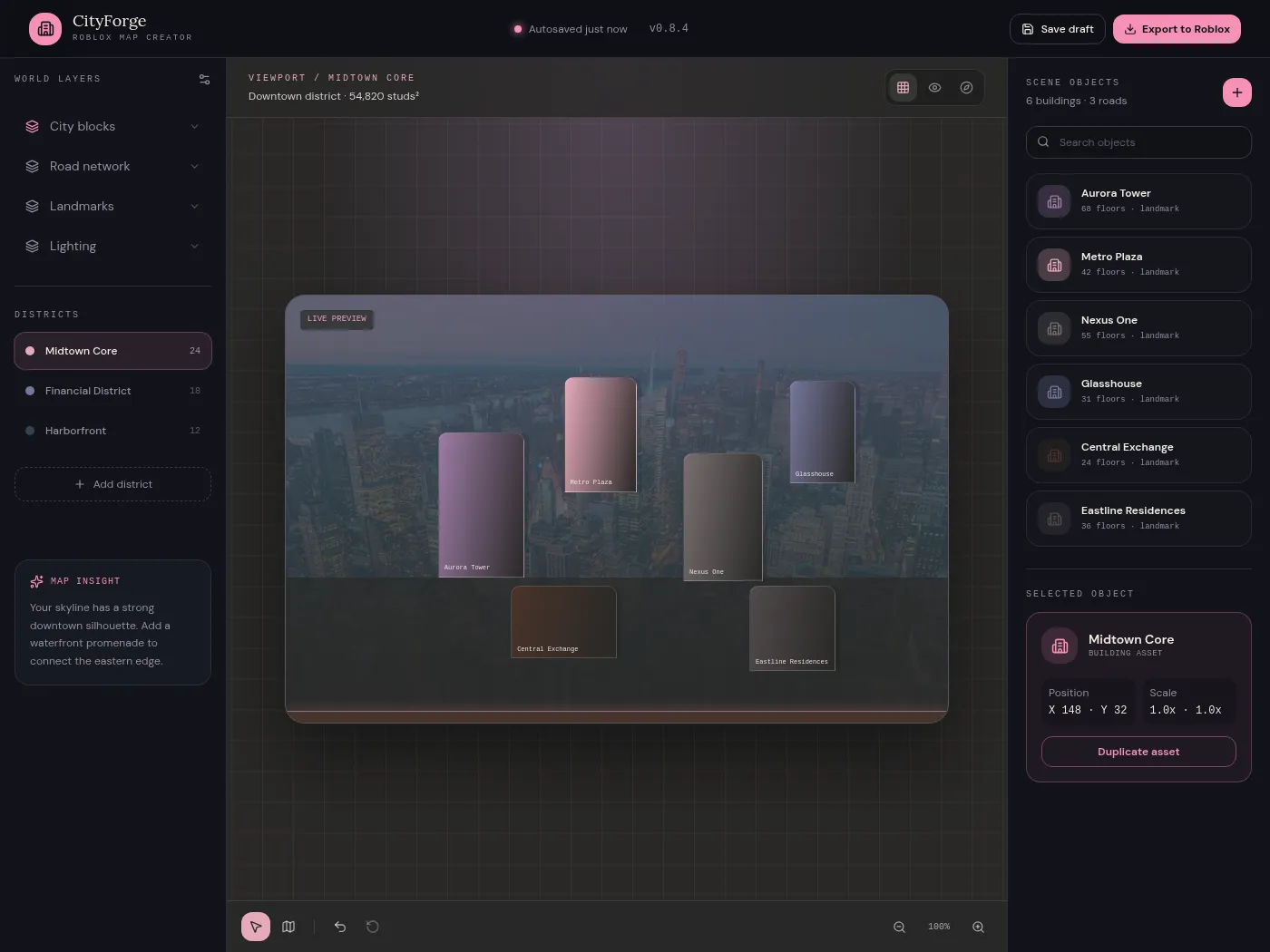 Roblox Map Creator