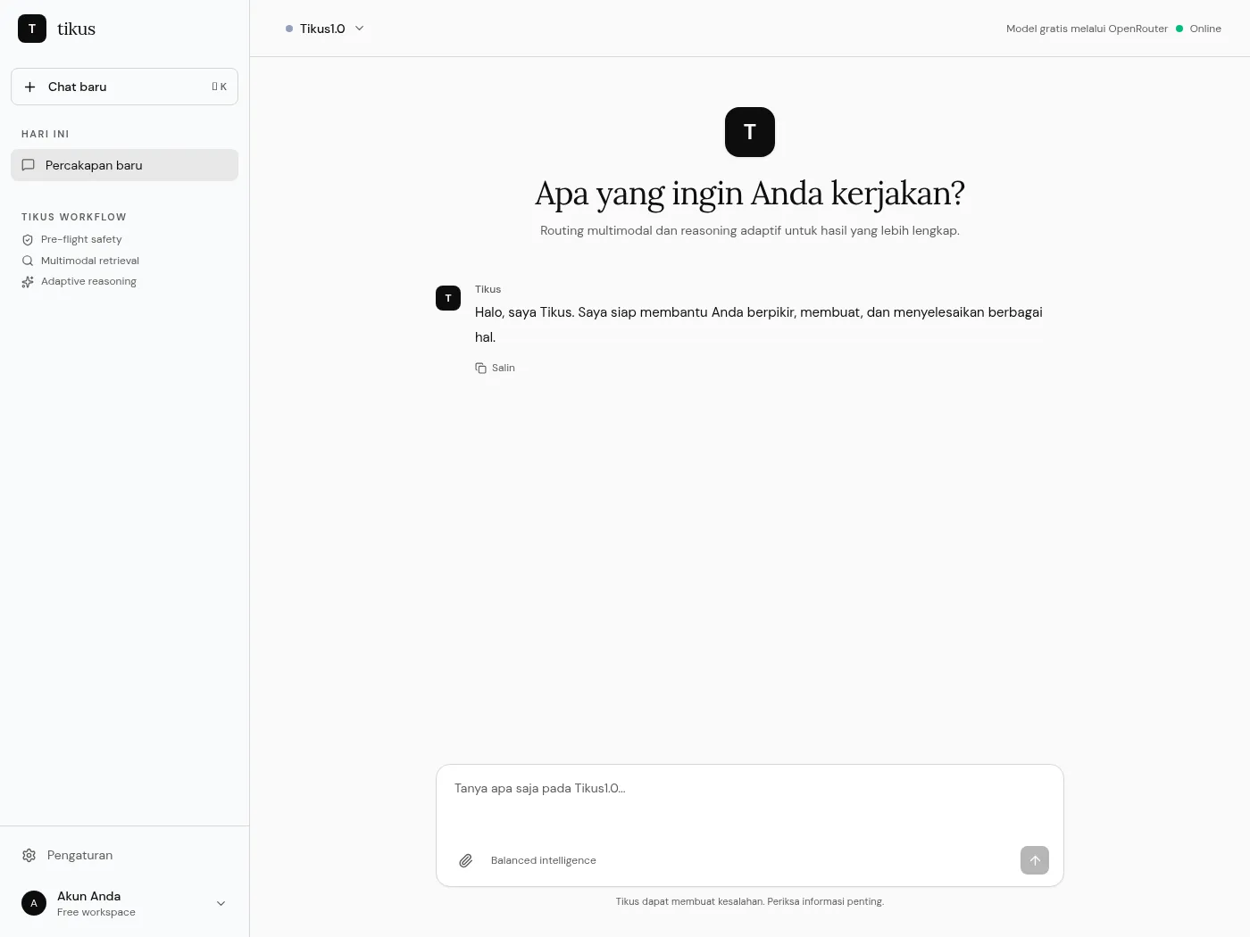 Tikus AI Chat