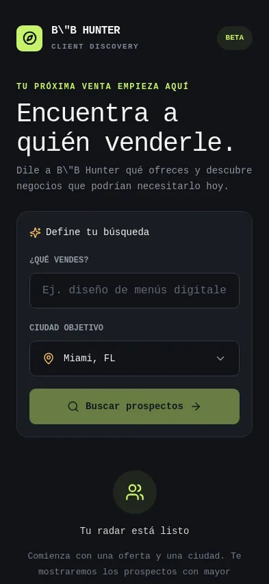 BB Hunter Client Finder