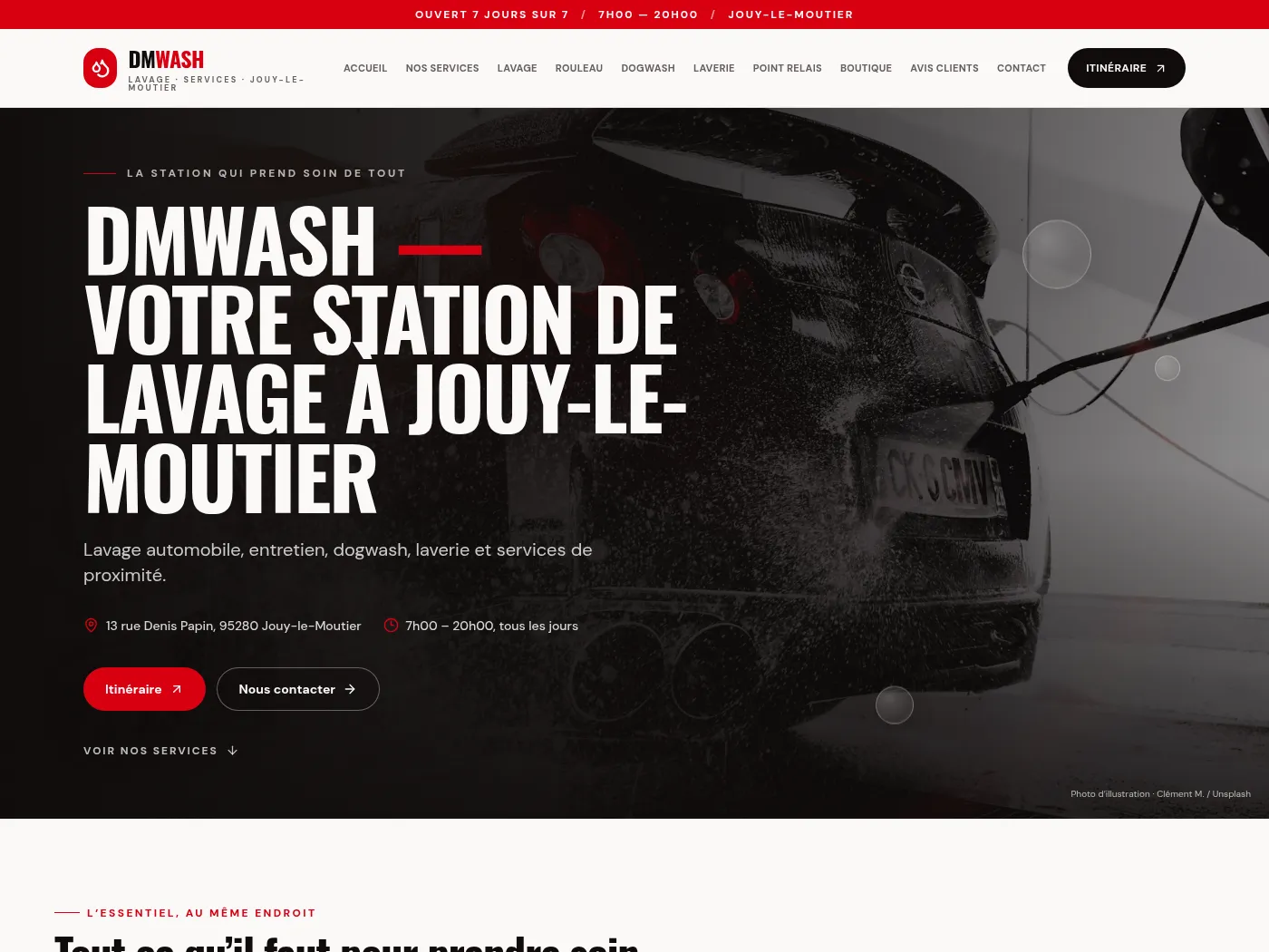 DMWASH Station Website