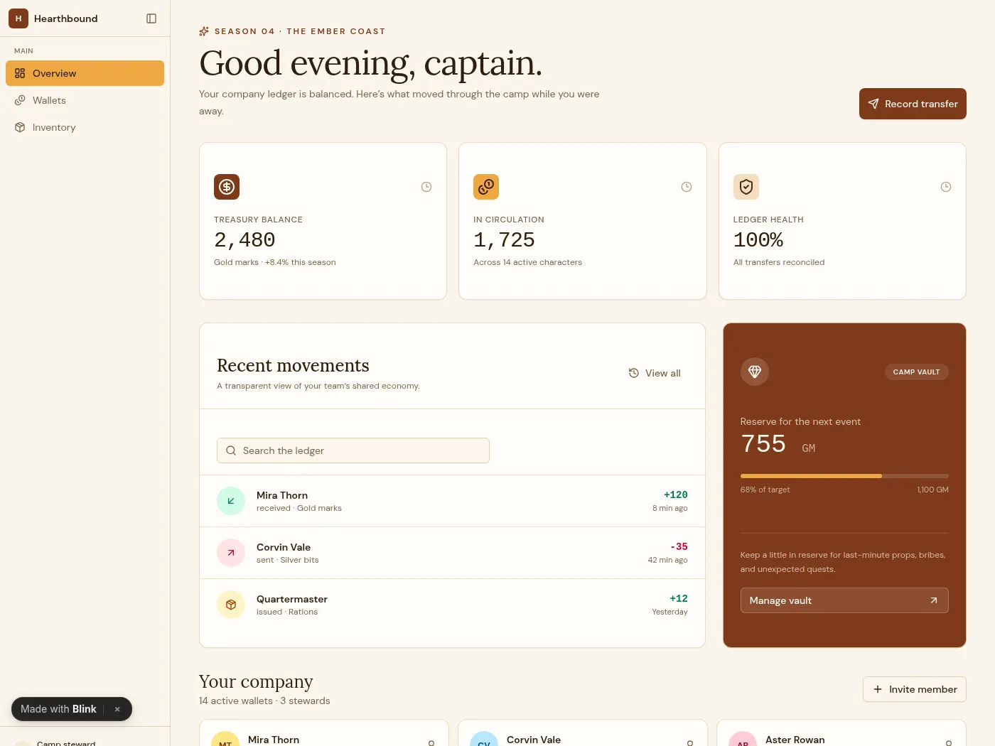 LARP Wallet Manager