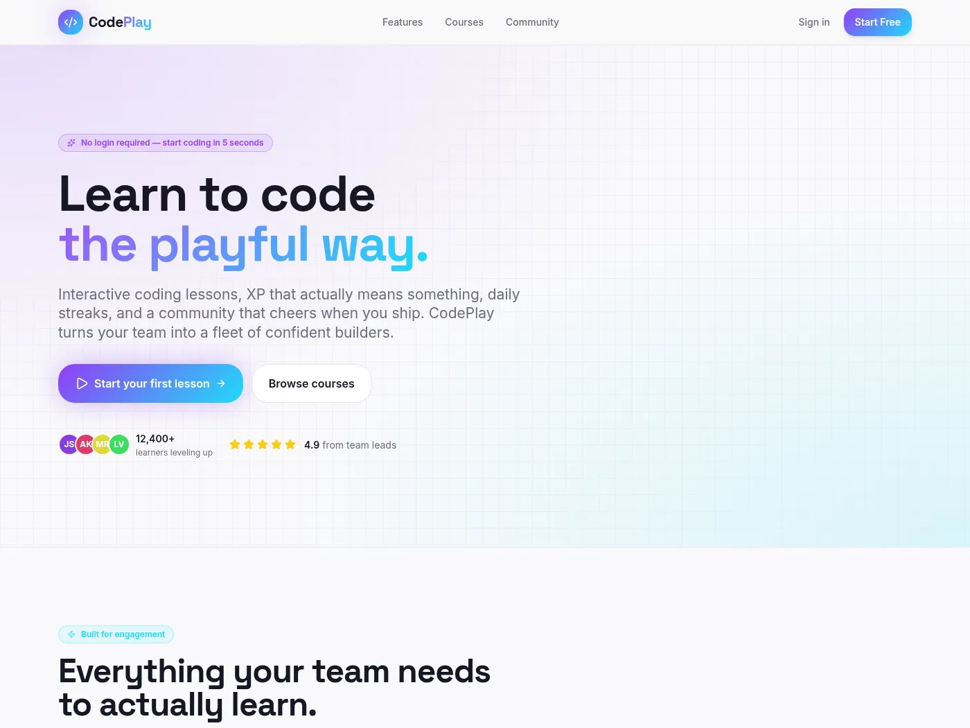 CodePlay Learning Platform