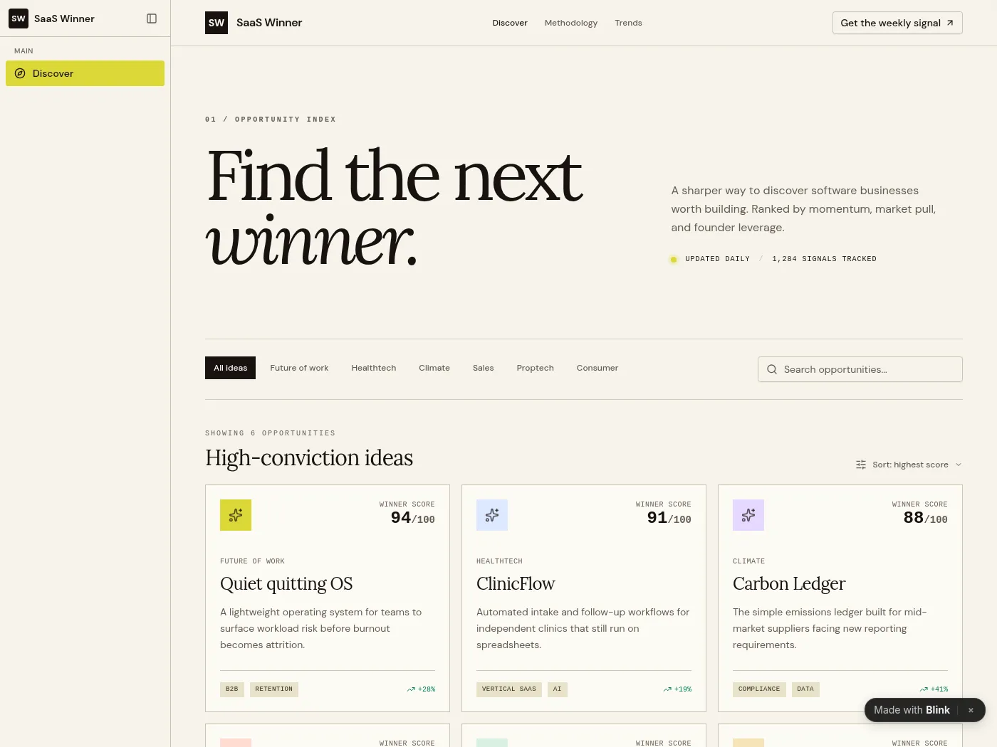 SaaS Winner