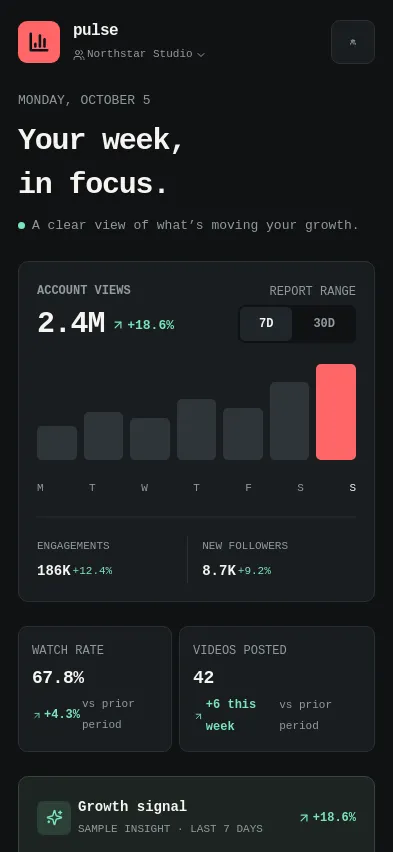 TikTok Insights Mobile
