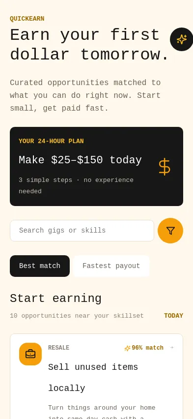 QuickEarn App