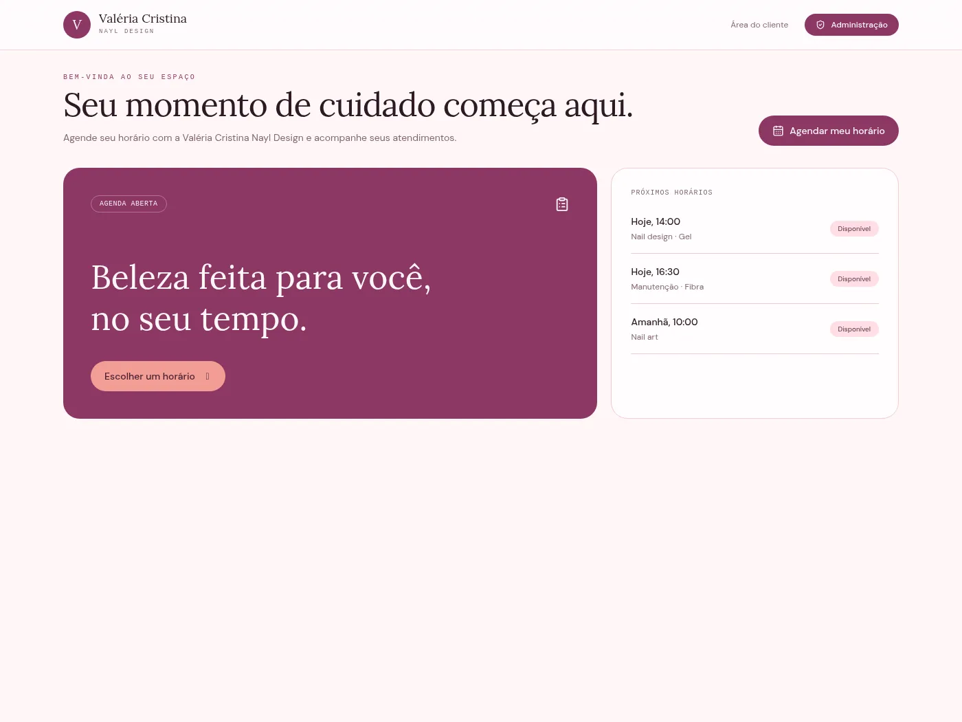 Valéria Cristina Scheduler