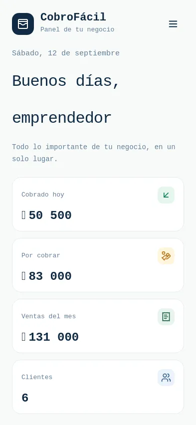 CobroFácil App