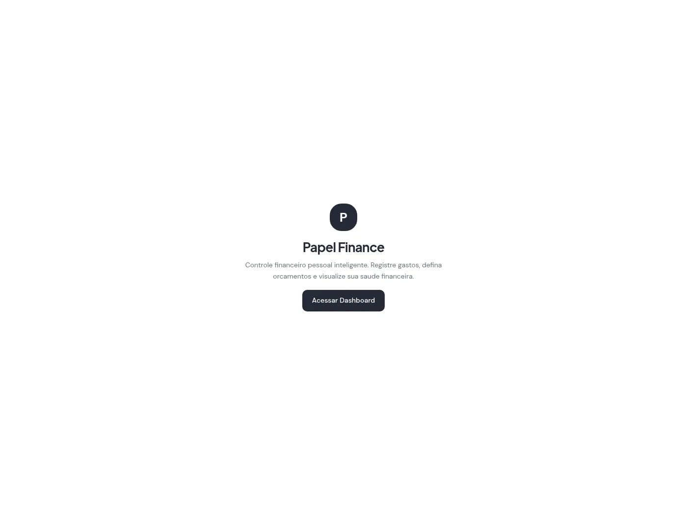Papel Finance Dash
