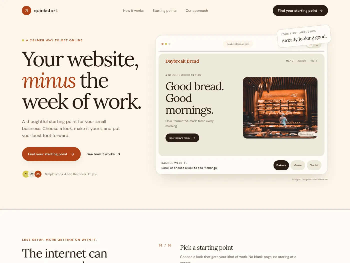 QuickStart Website