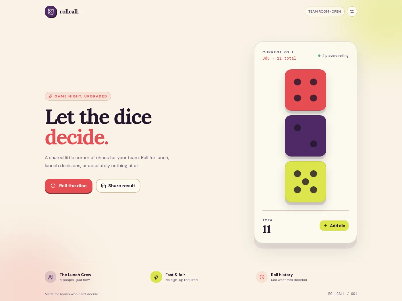AI Dice Roller