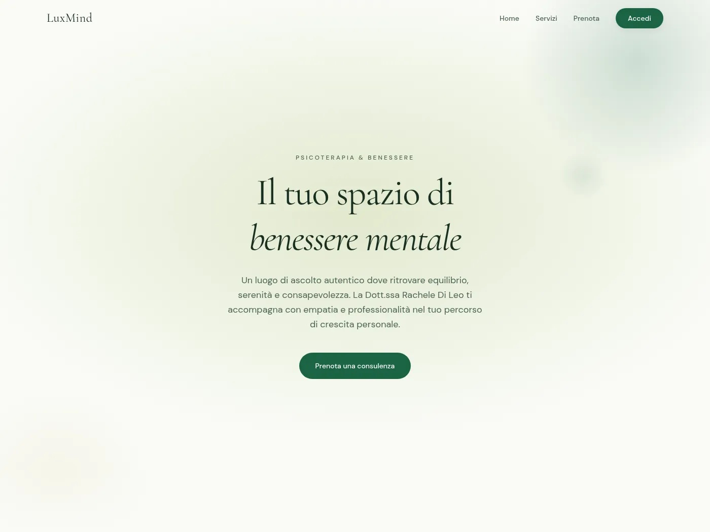 LuxMind Psicoterapia App