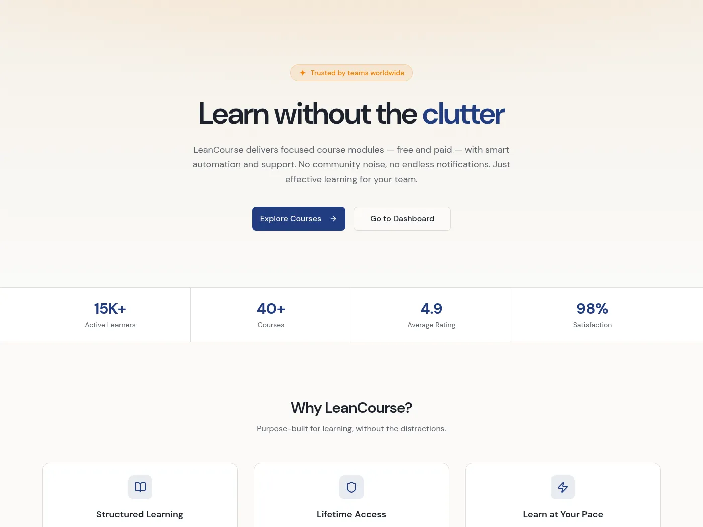 LeanCourse Suite