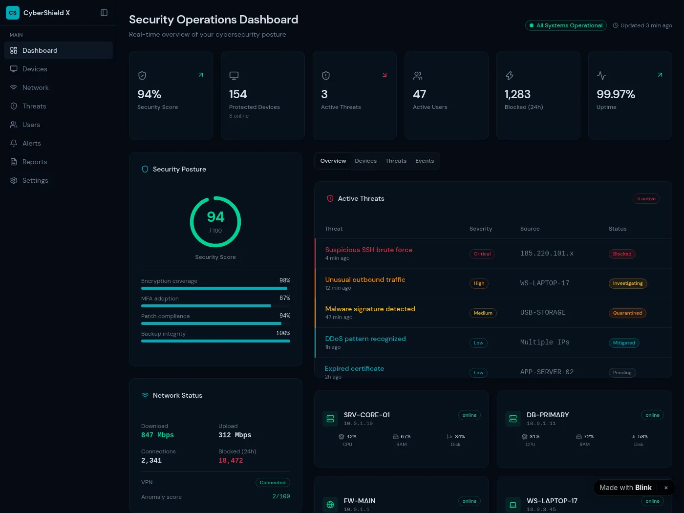 CyberShield X Platform