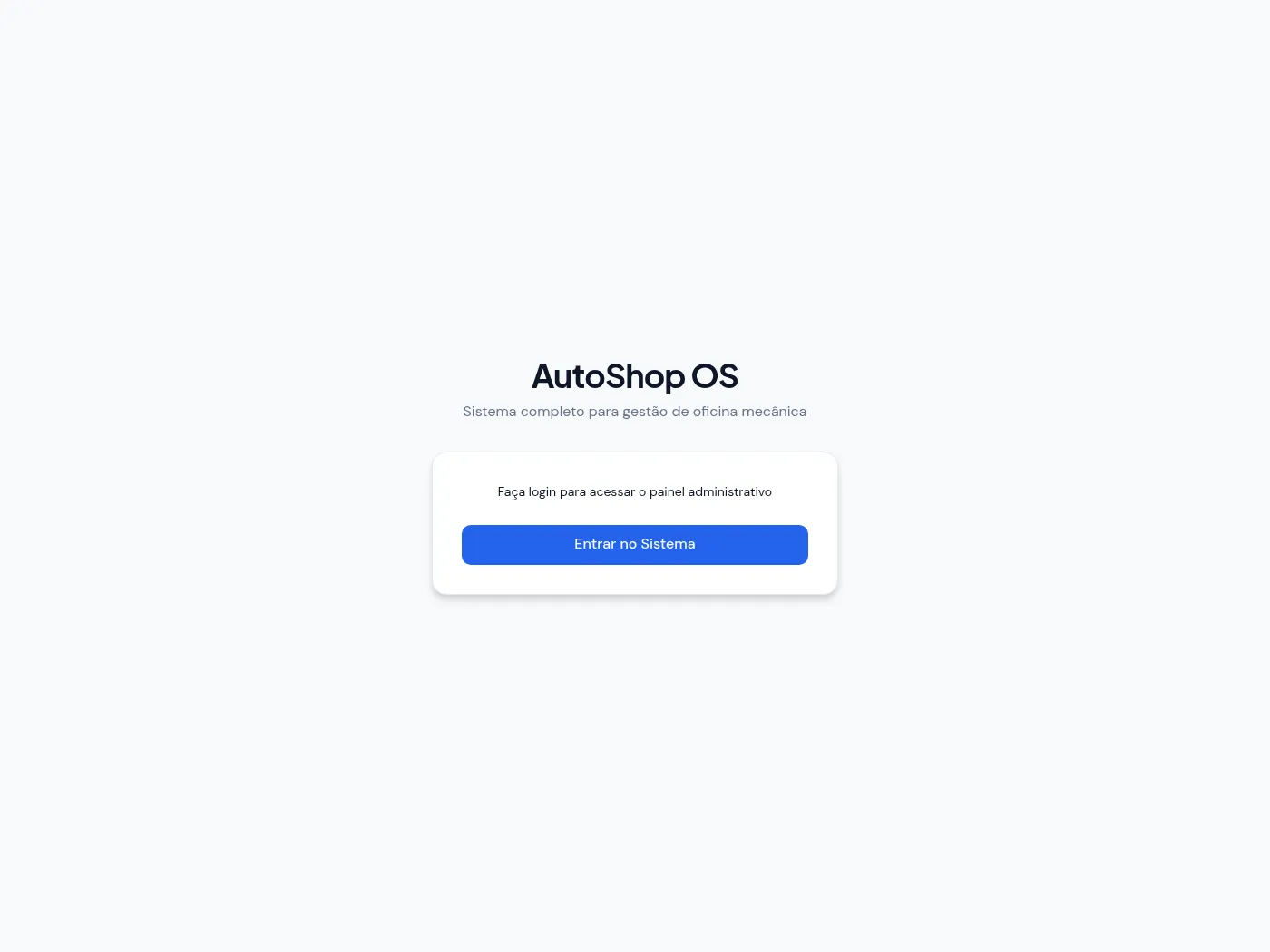 AutoShop OS Manager
