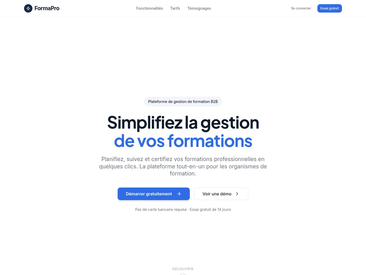FormaPro Training Platform