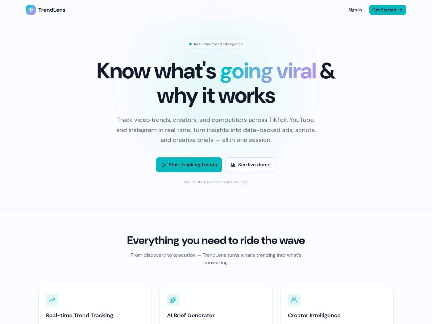 TrendLens Analytics