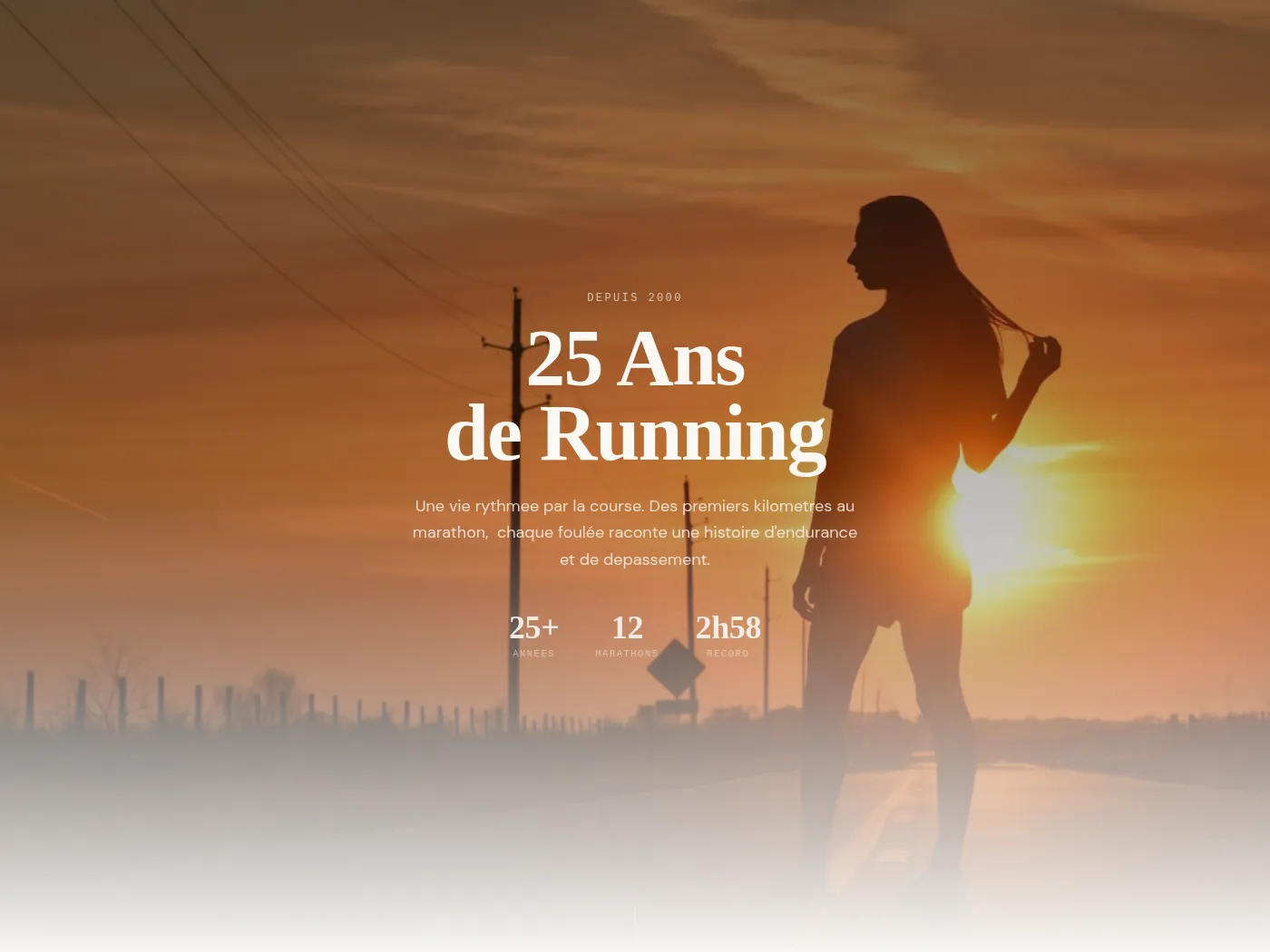 Runner's Journey Page