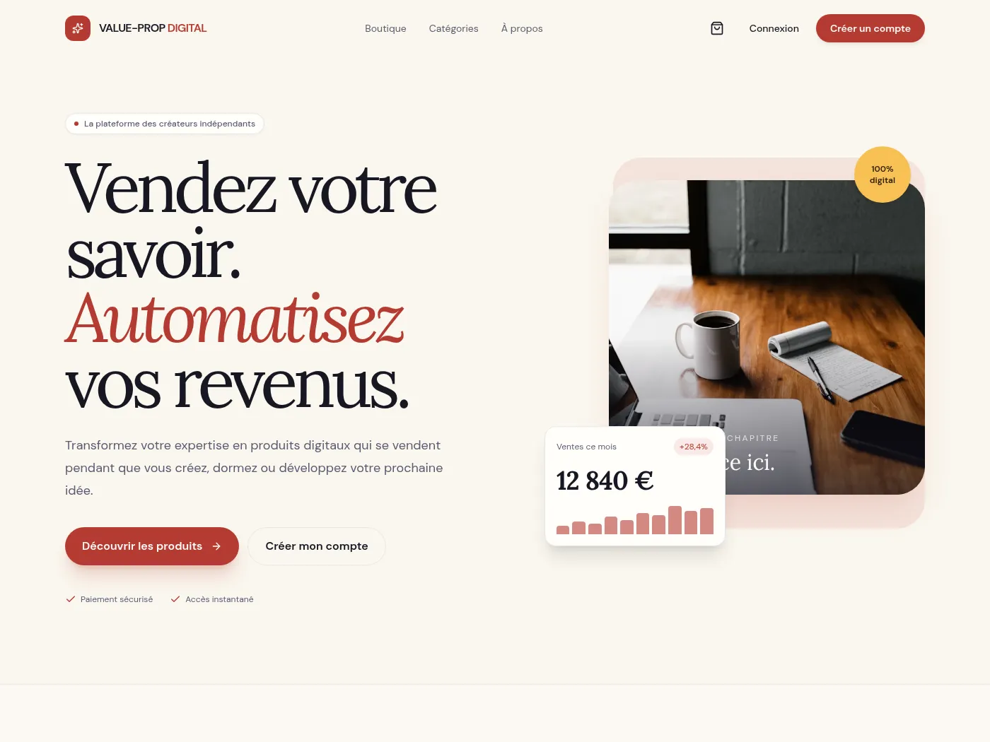 ValueProp Digital Platform