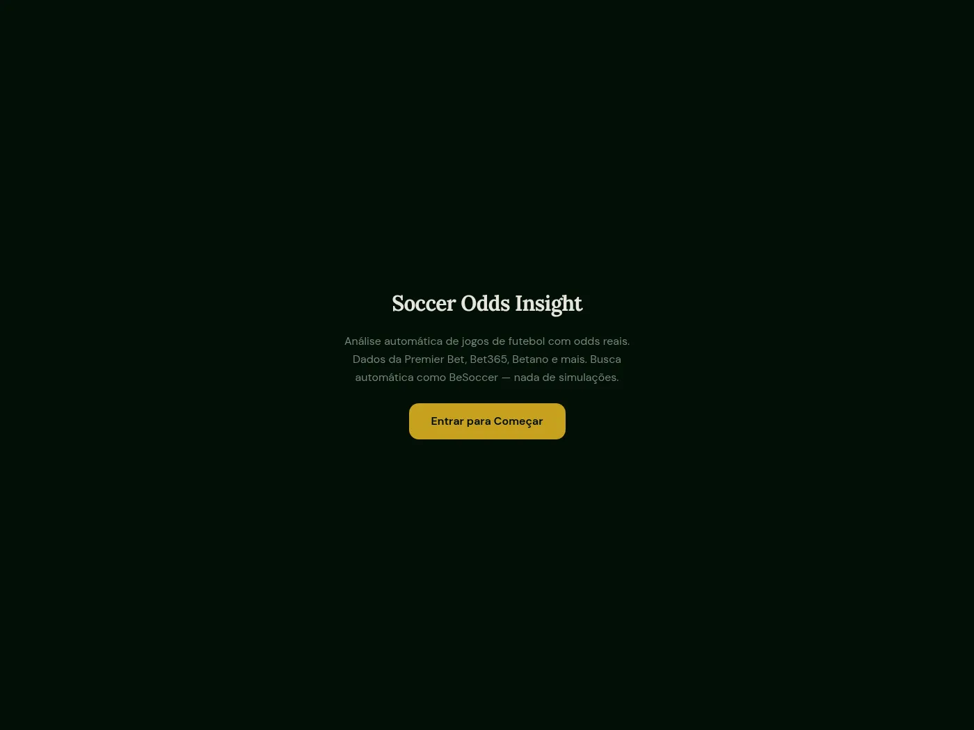Soccer Odds Insight