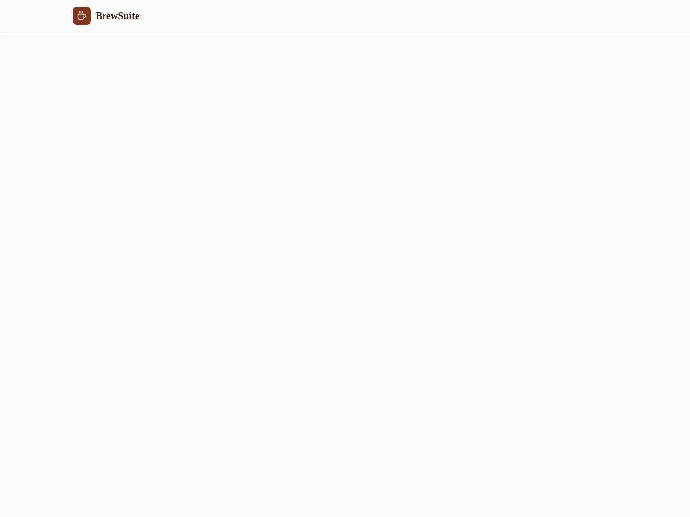 BrewSuite SaaS Platform