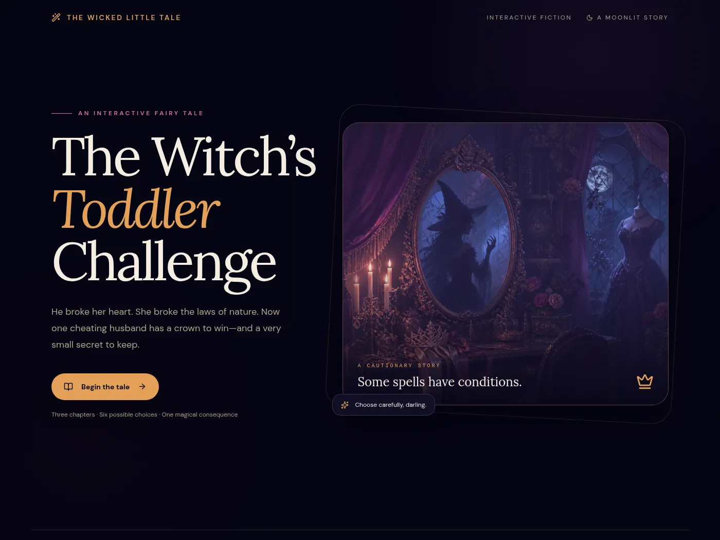 Witch's Toddler Challenge