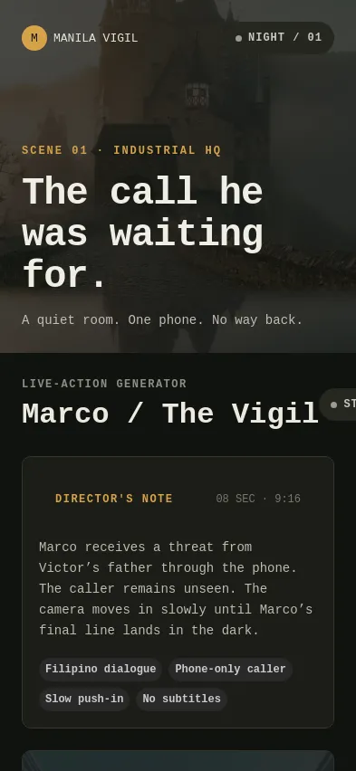 Manila Vigil Scene