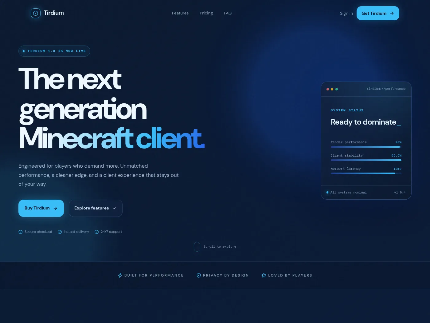 Tirdium Luxe Theme