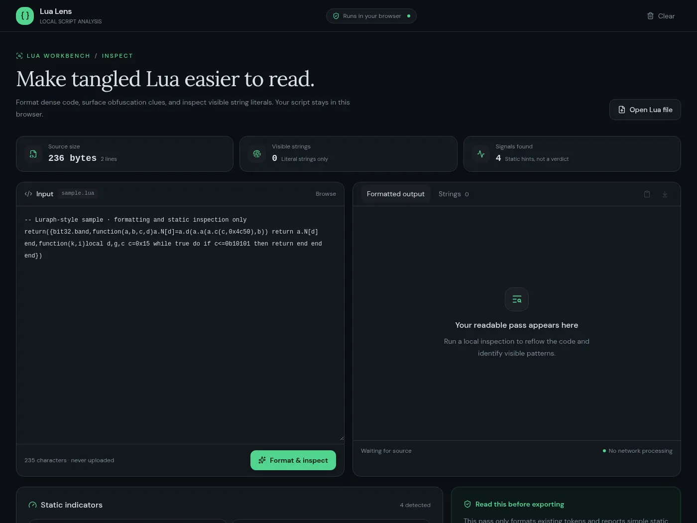 Luraph Lua Deobfuscator
