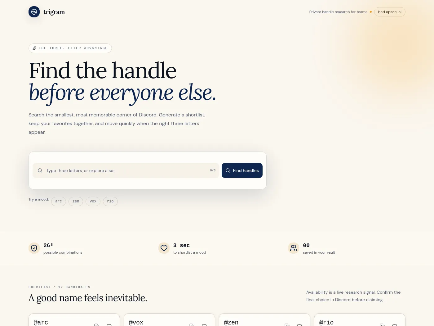 Discord Handle Finder