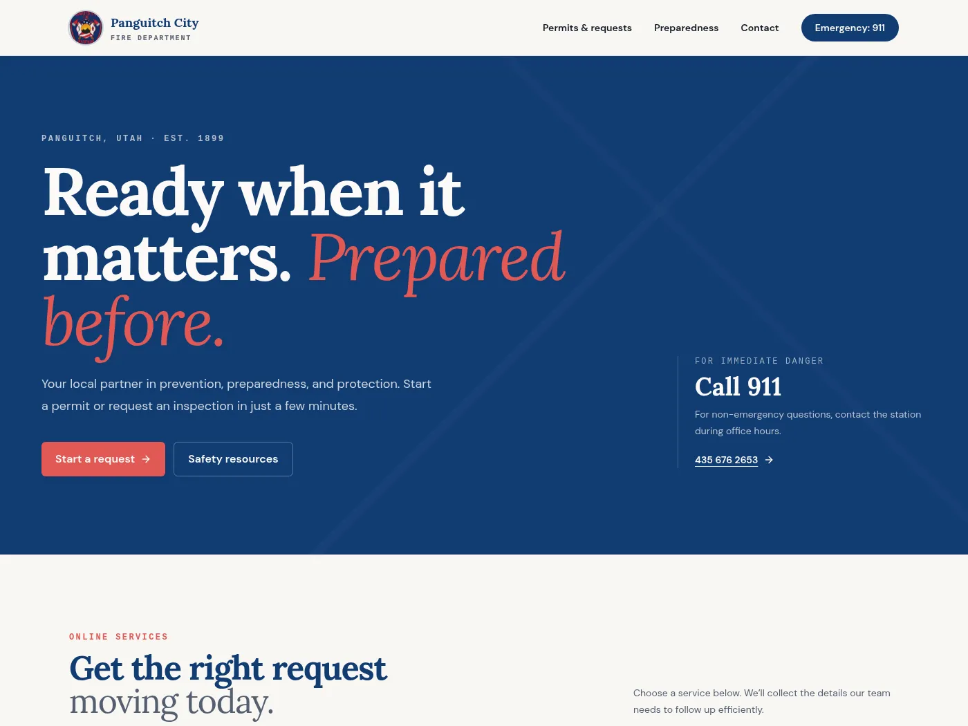 Panguitch Fire Dept Portal