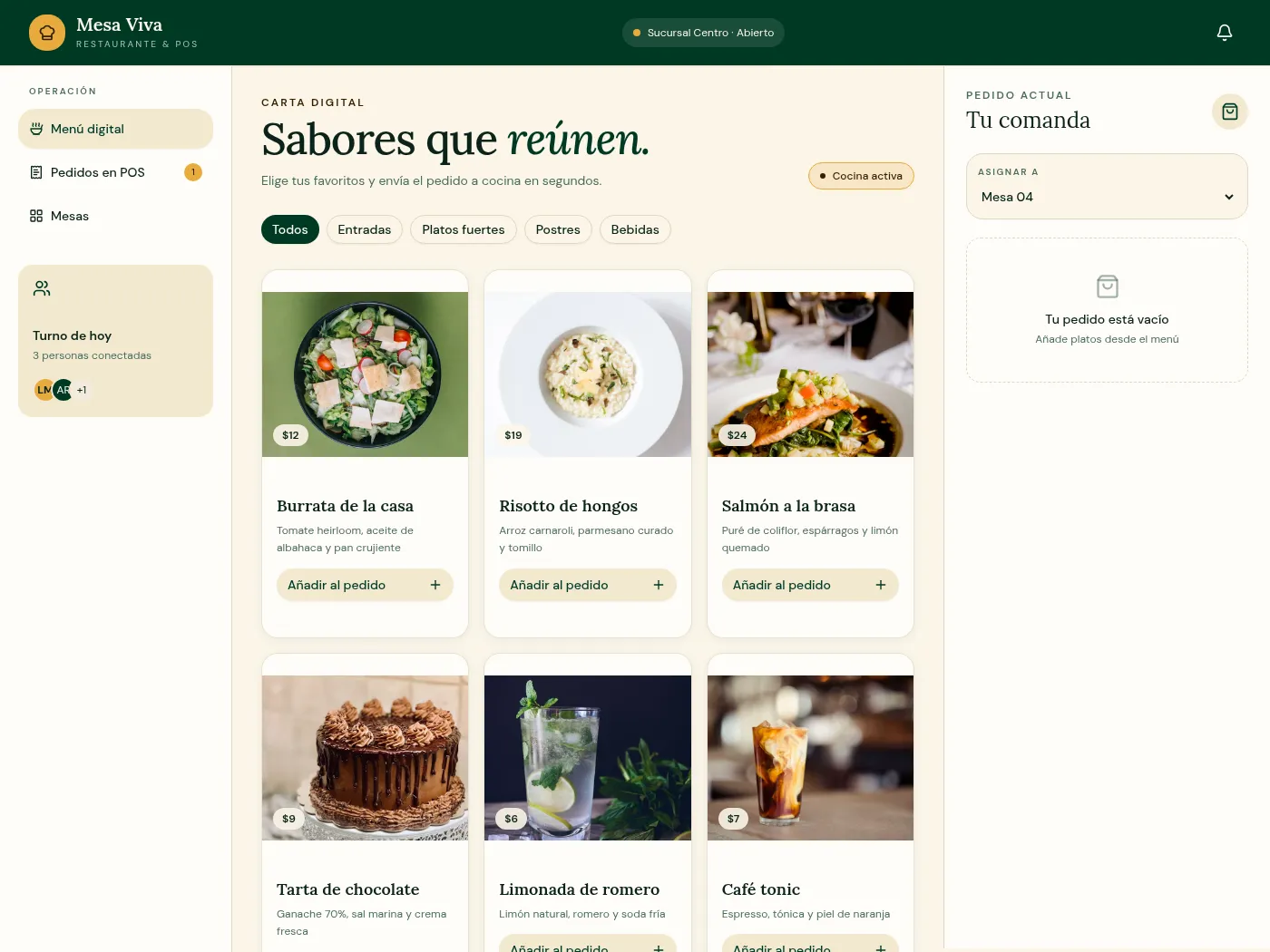 Smart POS & Digital Menu