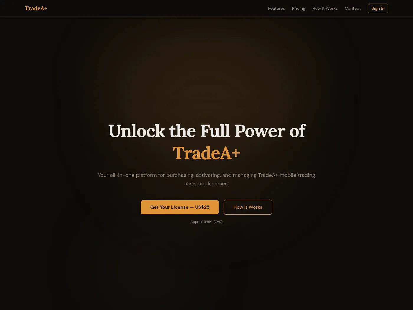 TradeA+ Portal