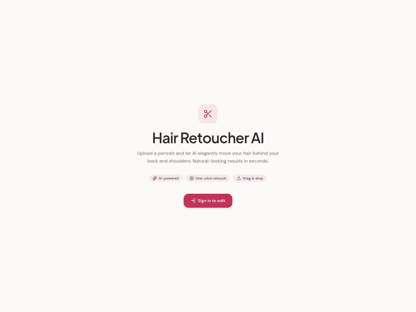 Hair Retoucher AI