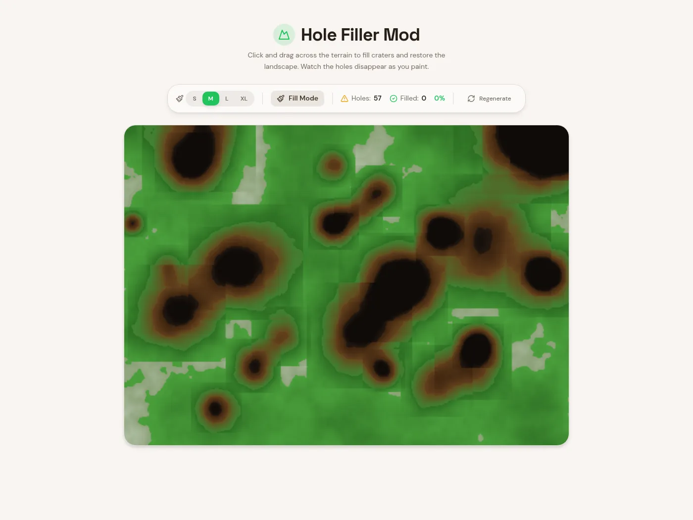 Hole Filler Mod